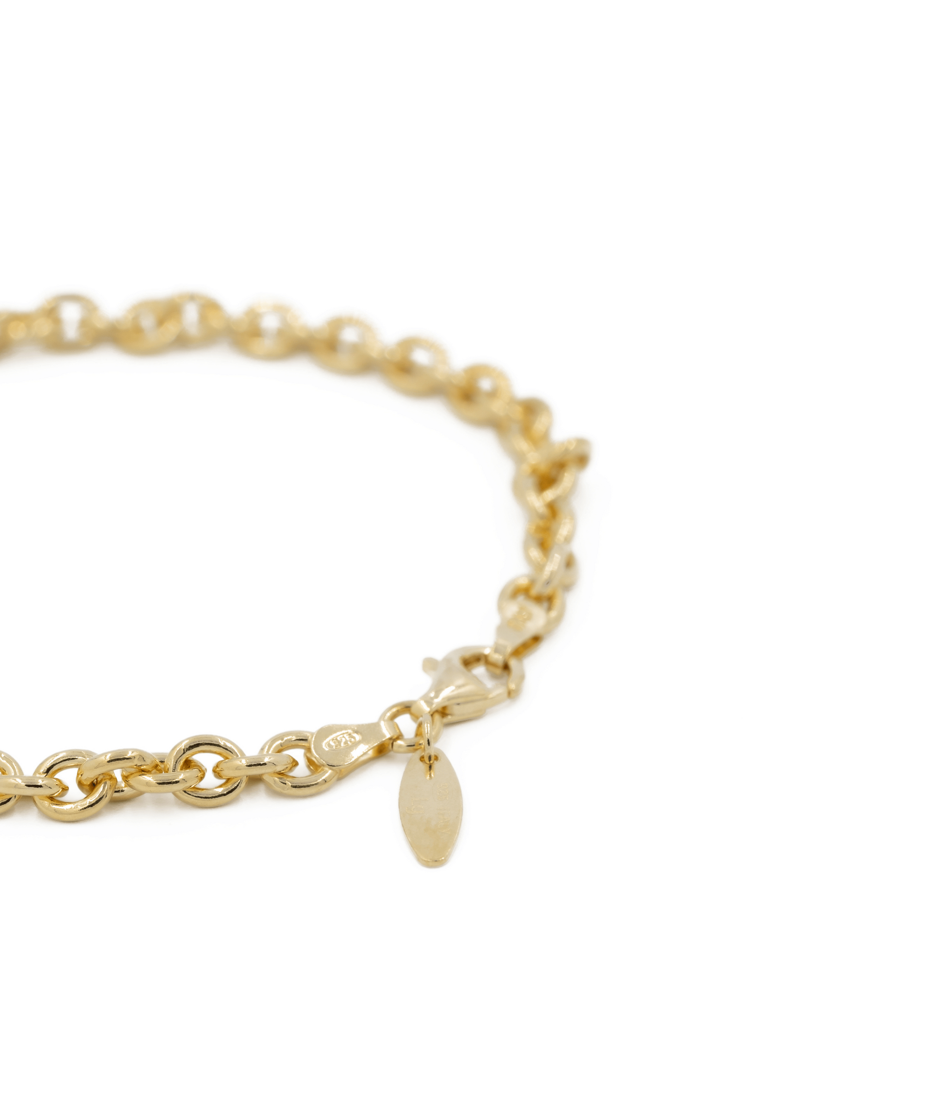 Gold Bracelet Mini Rolo Chain for Women | Lisa Gozlan