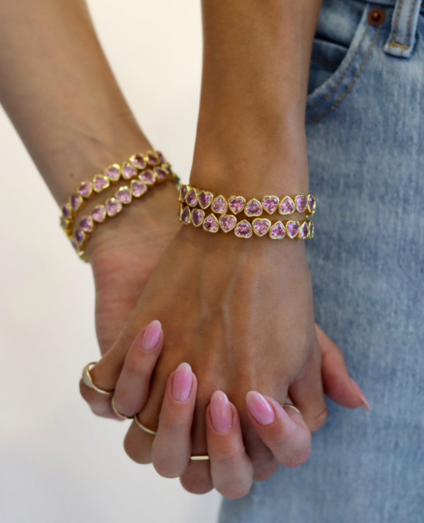 THE PINK JEWEL BRACELET – Lisa Gozlan