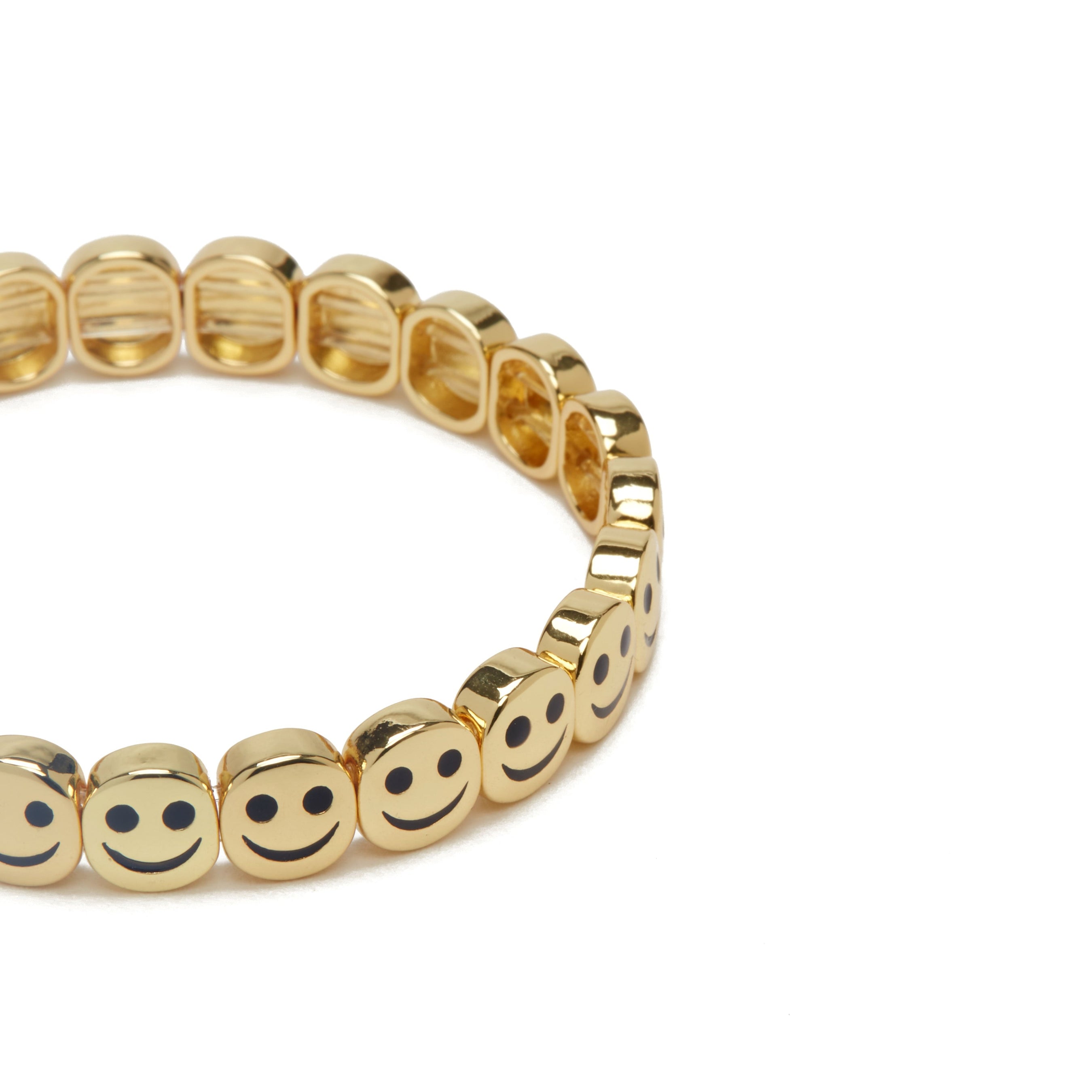 Enamel Smiley Face Bracelet | Bracelets For Women – Lisa Gozlan